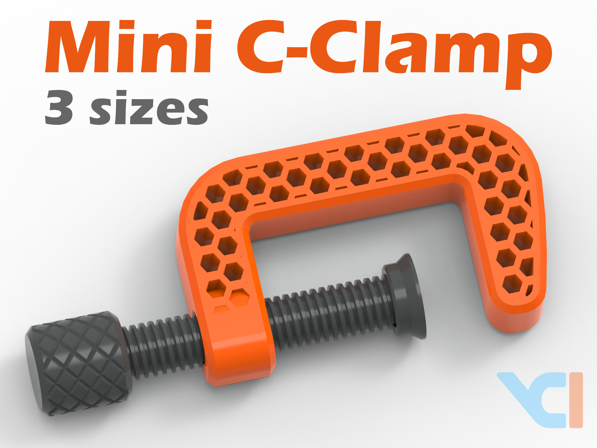 Mini C-Clamp - VC Design | Nexprint: Free 3D Model Downloads