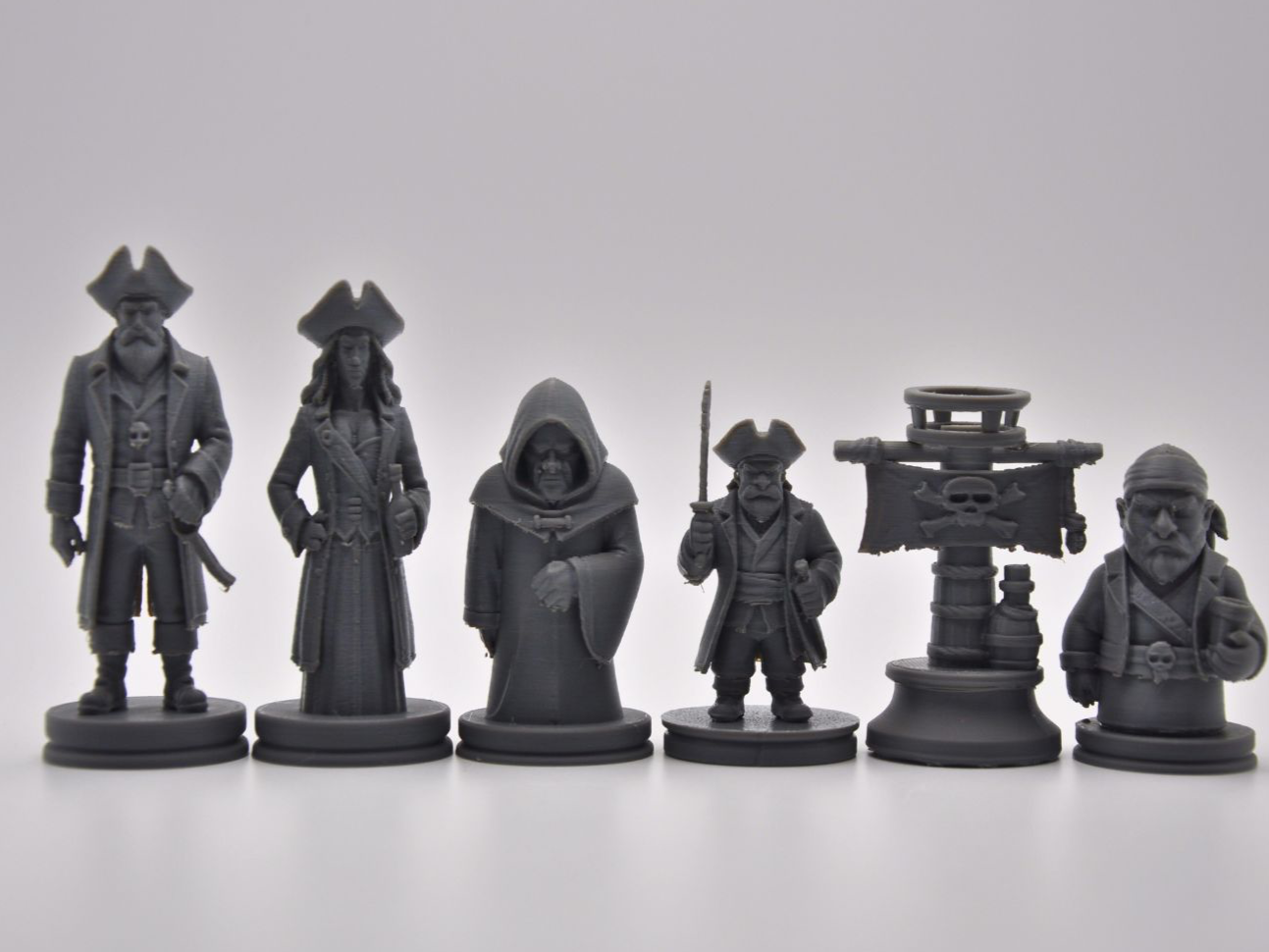 Pirates Chess Set - M2 Design | Nexprint: Free 3D Model Downloads