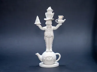 Easter Wonderland Tea Rabbit - Sebo3D | Nexprint: Free 3D Model Downloads