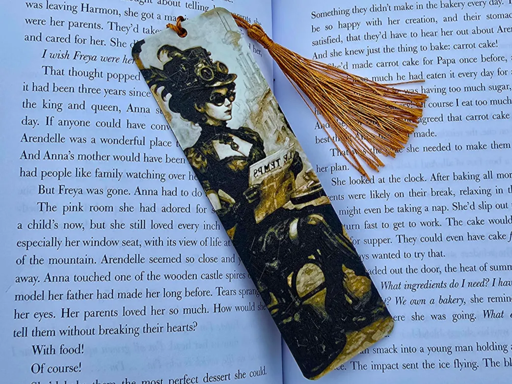 Clockwork Muse – Steampunk 3D Printed Bookmark - Lilith3dPrint ...