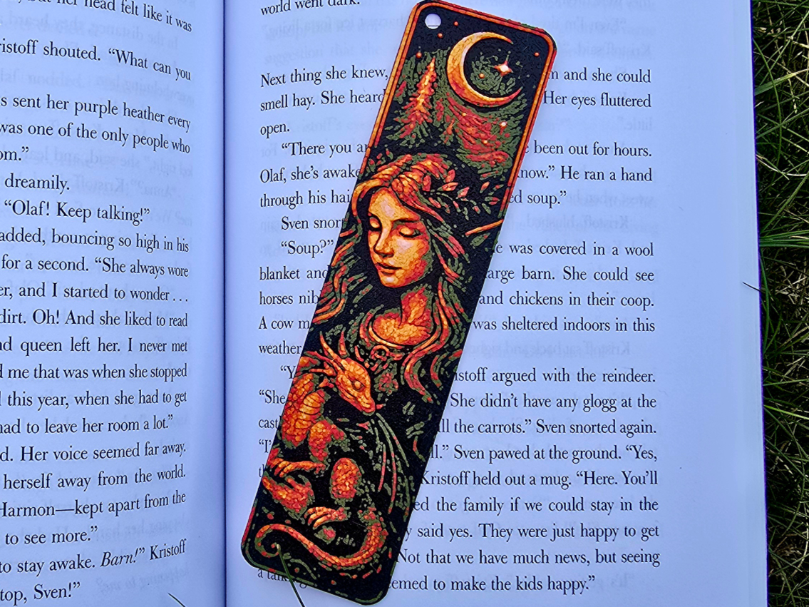 Dragonheart Muse – Enchanted Fantasy Bookmark - Lilith3dPrint ...