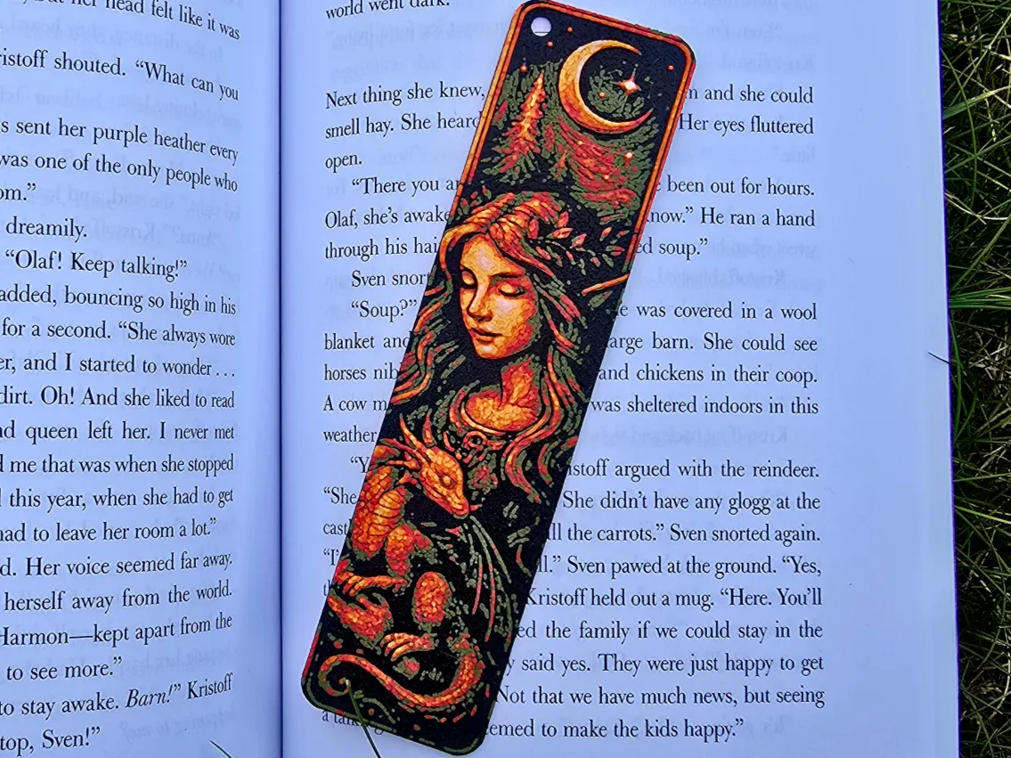 Dragonheart Muse – Enchanted Fantasy Bookmark - Lilith3dPrint ...