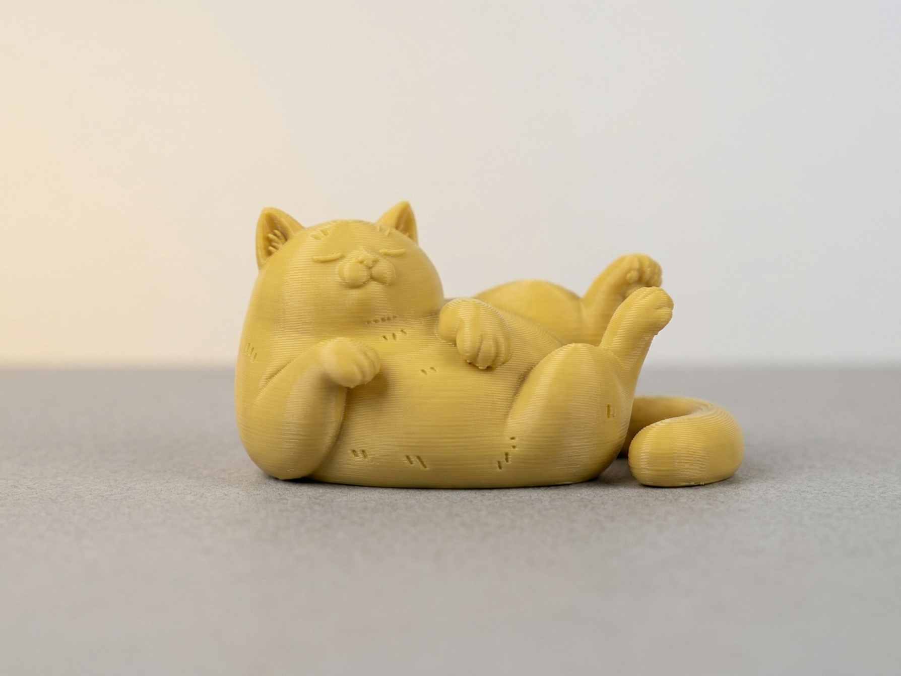 Relaxing Feline Statue - Evil | Nexprint: Free 3D Model Downloads