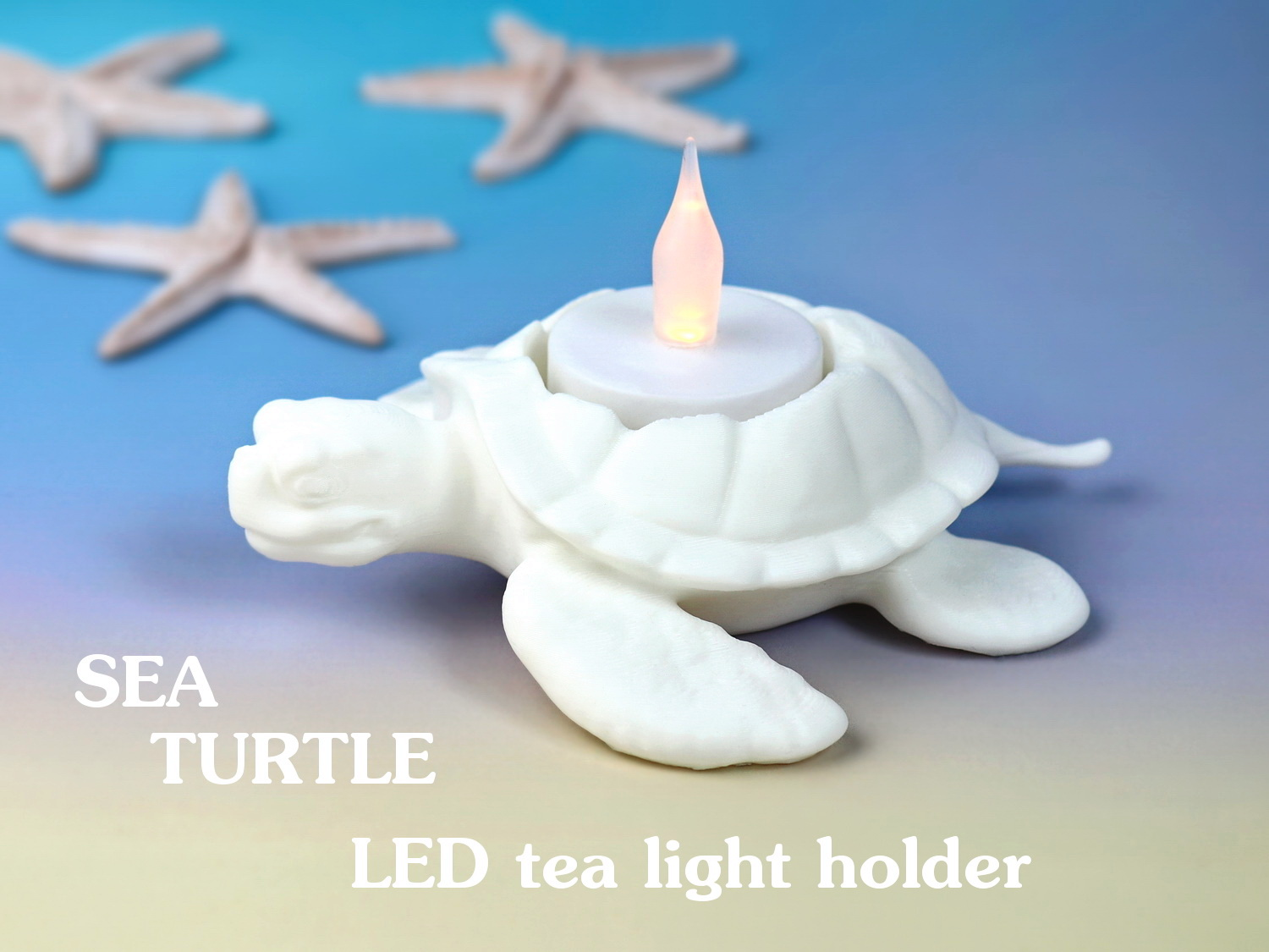 Sea Turtle Tealight Holder - Crow_ck | Nexprint: Free 3D Model Downloads