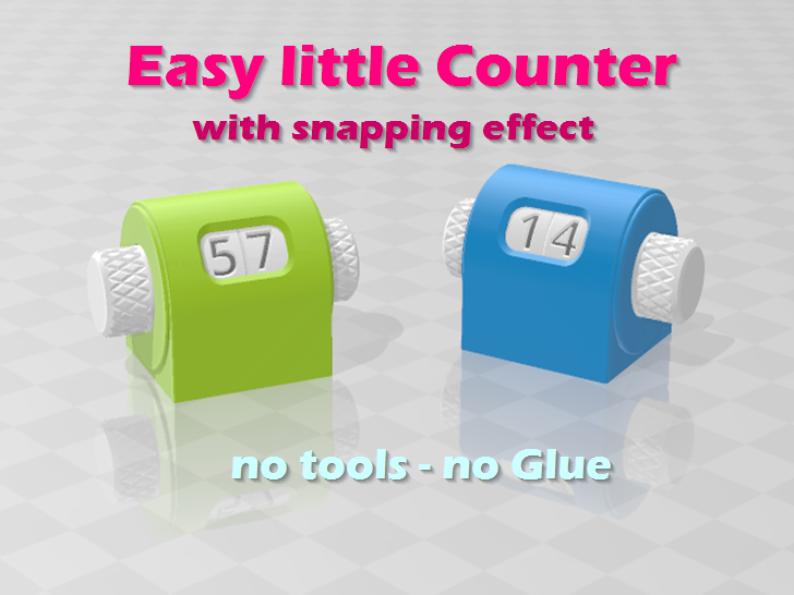 Life Counter - with snapping effect - BamBam Design | Nexprint: Free 3D ...