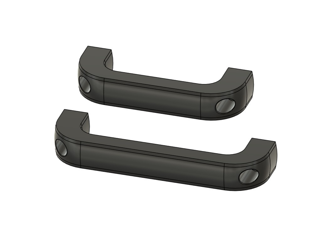Strong 2020 Handle 96mm, 128mm - KA | Nexprint: Free 3D Model Downloads