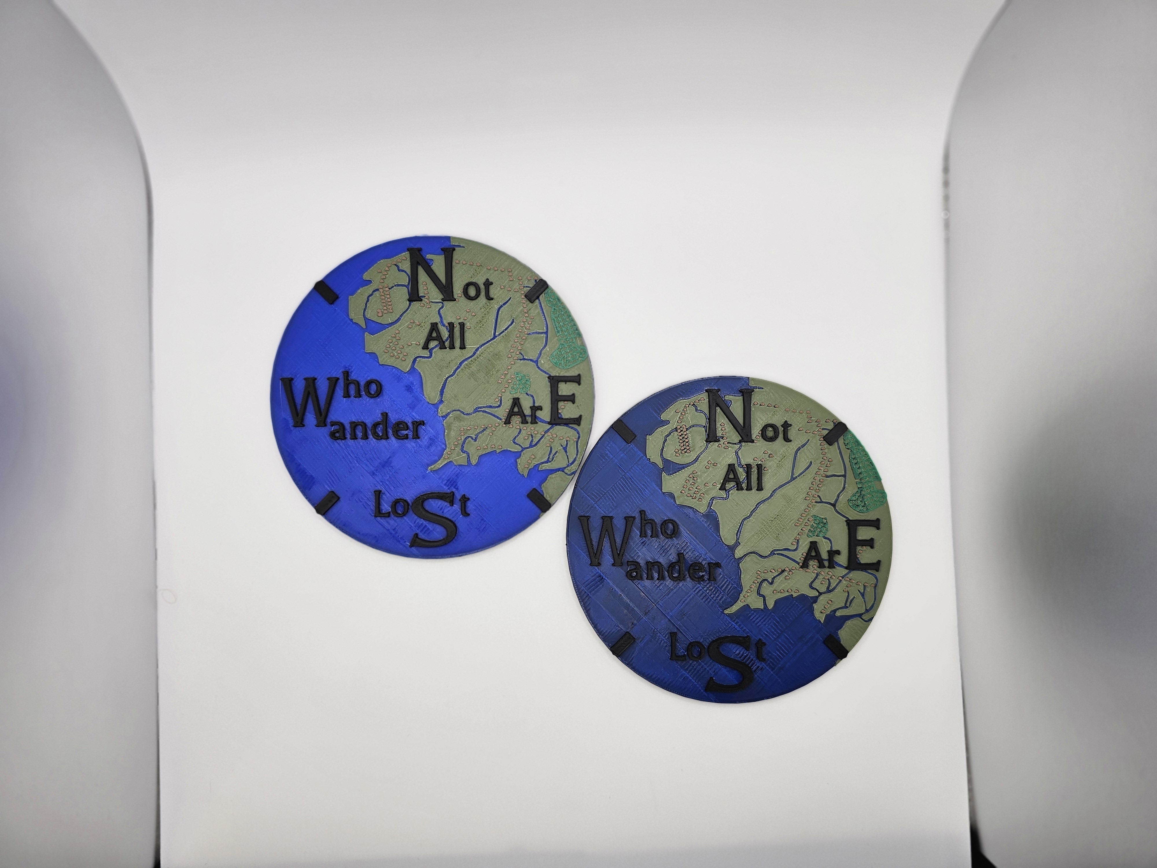 Lord of the Rings Wall Art - Compass Style - NextPrint 3D Model | 3Drop