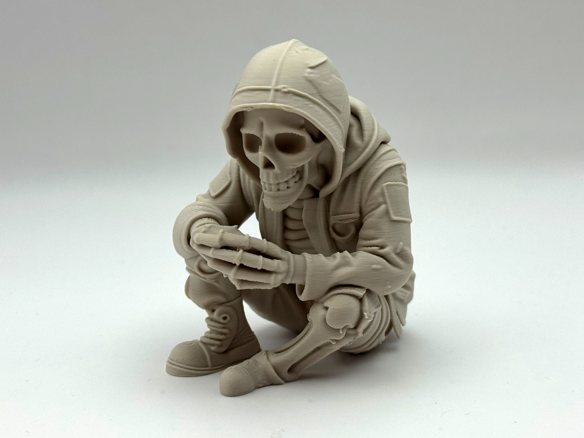 Sitting Skeleton in Hoodie - Stigern | Nexprint: Free 3D Model Downloads