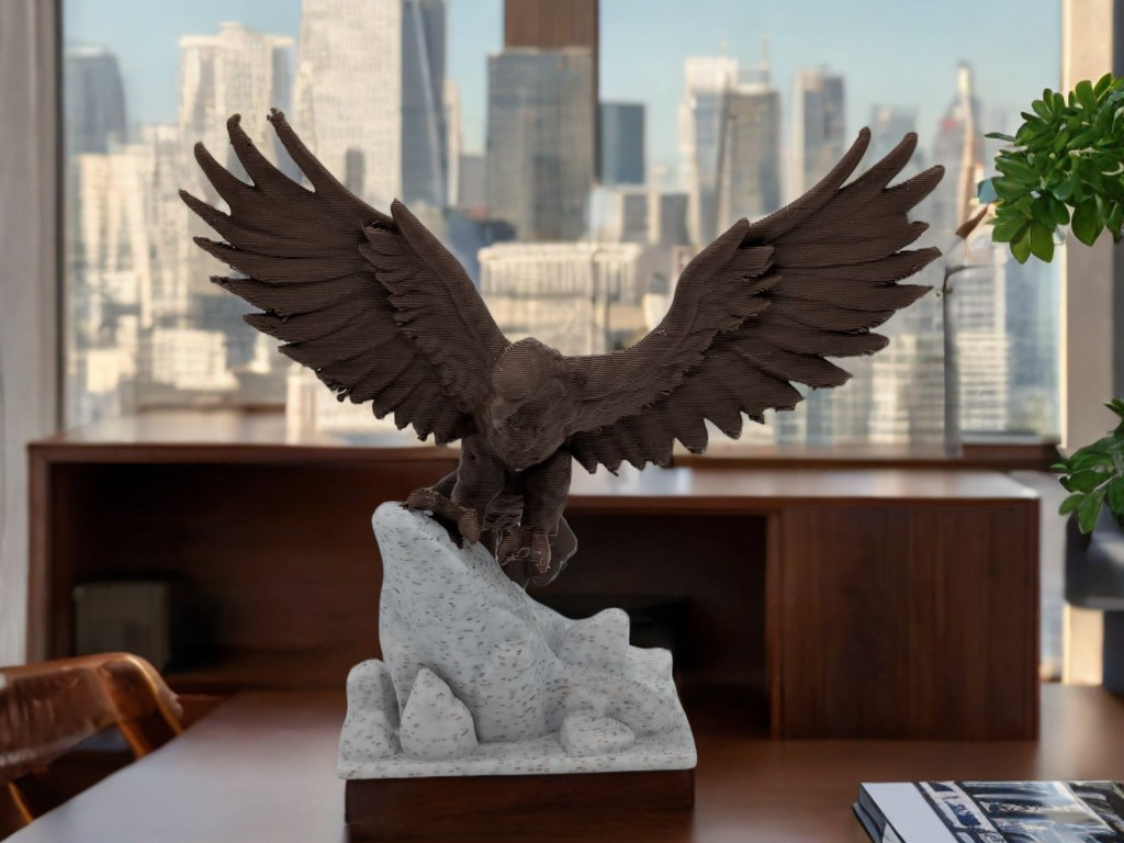 Majestic Eagle – Soaring Above the Rocks - NextPrint 3D Model | 3Drop