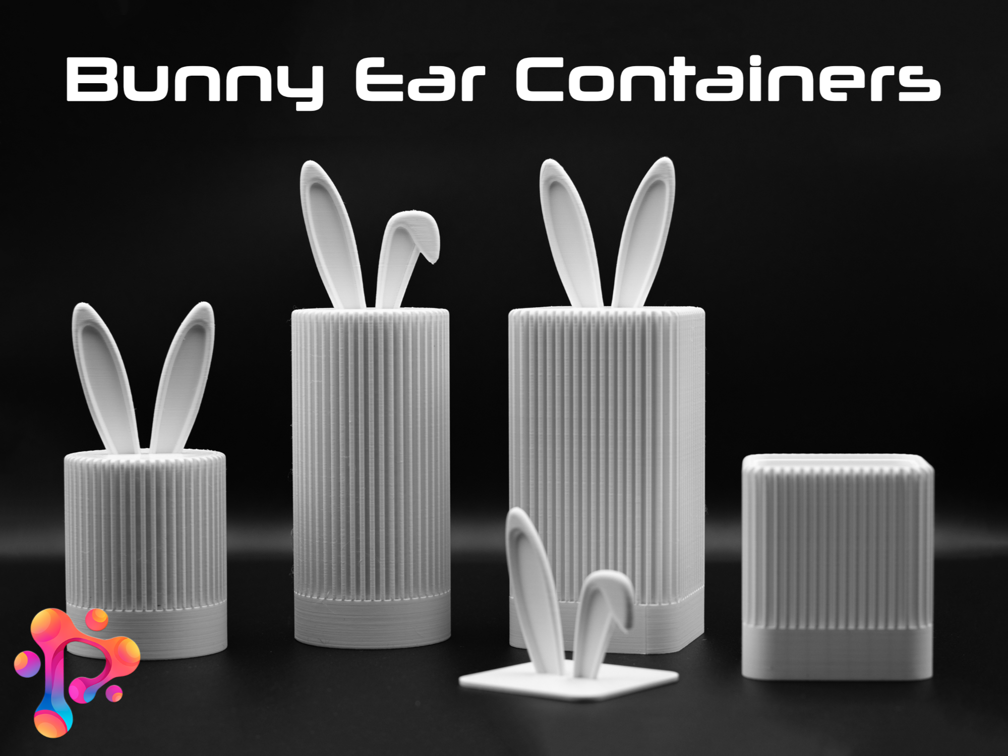 Bunny Ear Containers by Polymeria - Polymeria | Nexprint: Free 3D Model ...