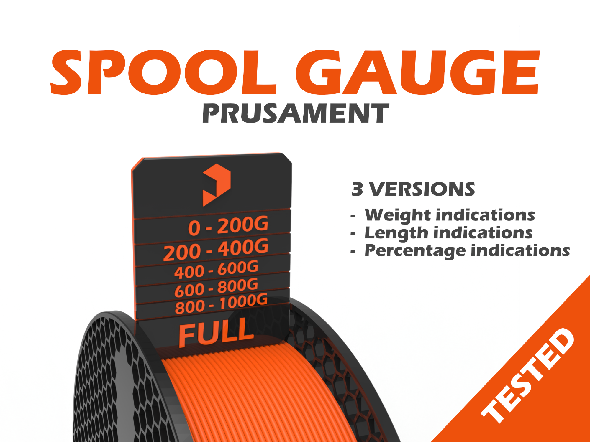 SPOOL GAUGE - FILAMENT TESTER - (Tested) - ART TOO | Nexprint: Free 3D ...