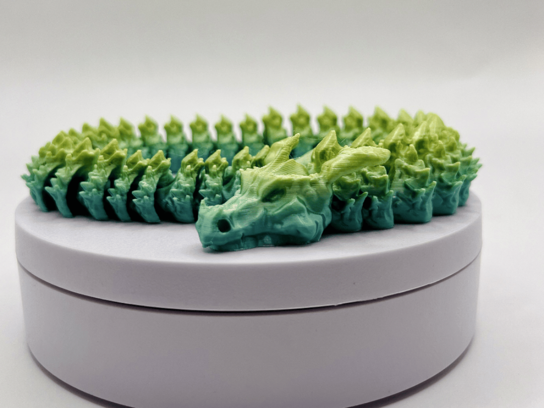 Crystallized Articulated Flexi Dragon Toy - ACSPARK3D | Nexprint: Free ...