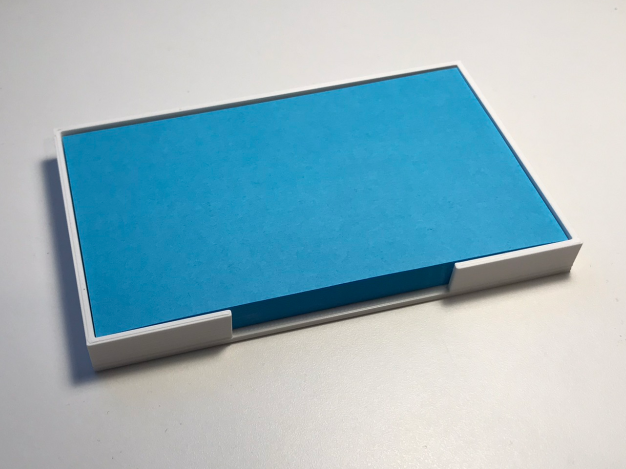 Stand for sticky notes - 3DPrintus | Nexprint: Free 3D Model Downloads