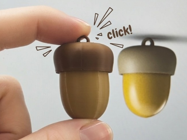 Acorn clicker - PYOG3D | Nexprint: Free 3D Model Downloads