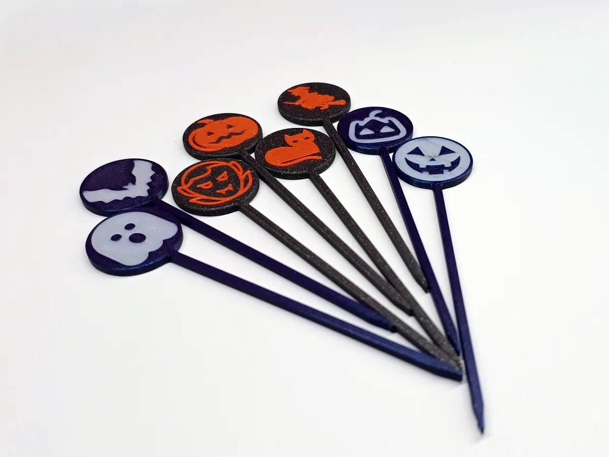 Halloween Food Picks – 30 Spooky Designs for Burgers & Treats ...