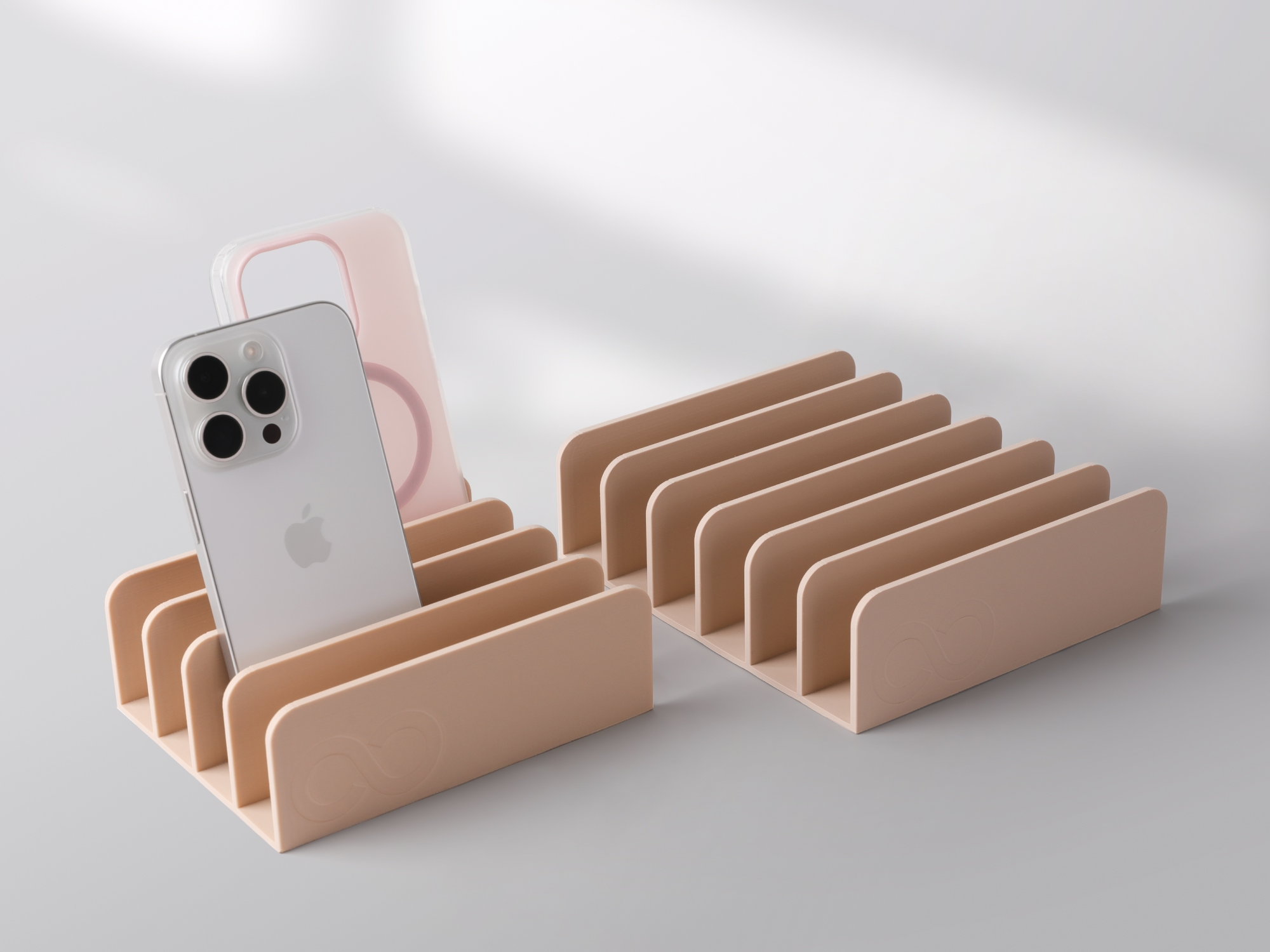 Multi-Slot Desktop Device Stand - Nexprint | Nexprint: Free 3D Model ...