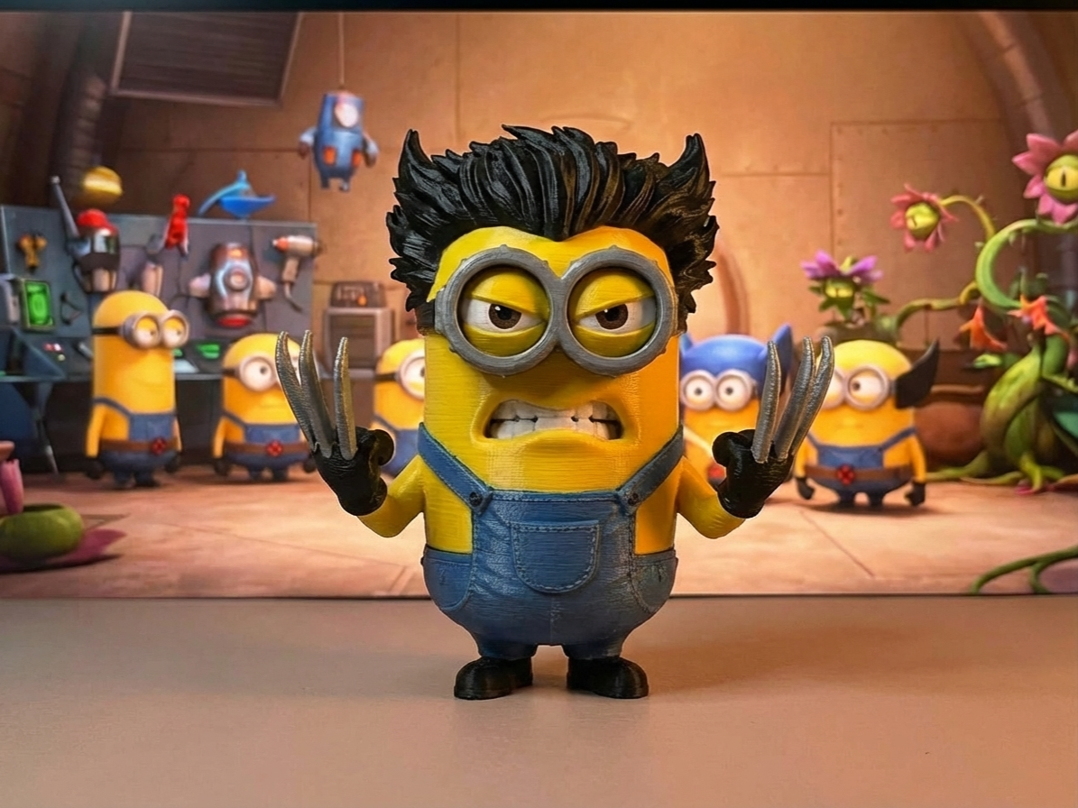 Wolverine Logan Minion X-Men Inspired Figure - Dream Mesh | Nexprint ...