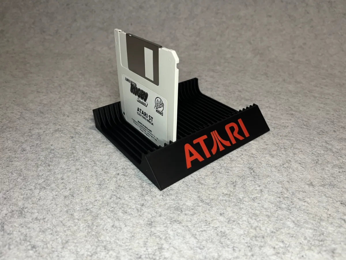 Stand holder for floppy discs Atari ST - design3d | Nexprint: Free 3D ...