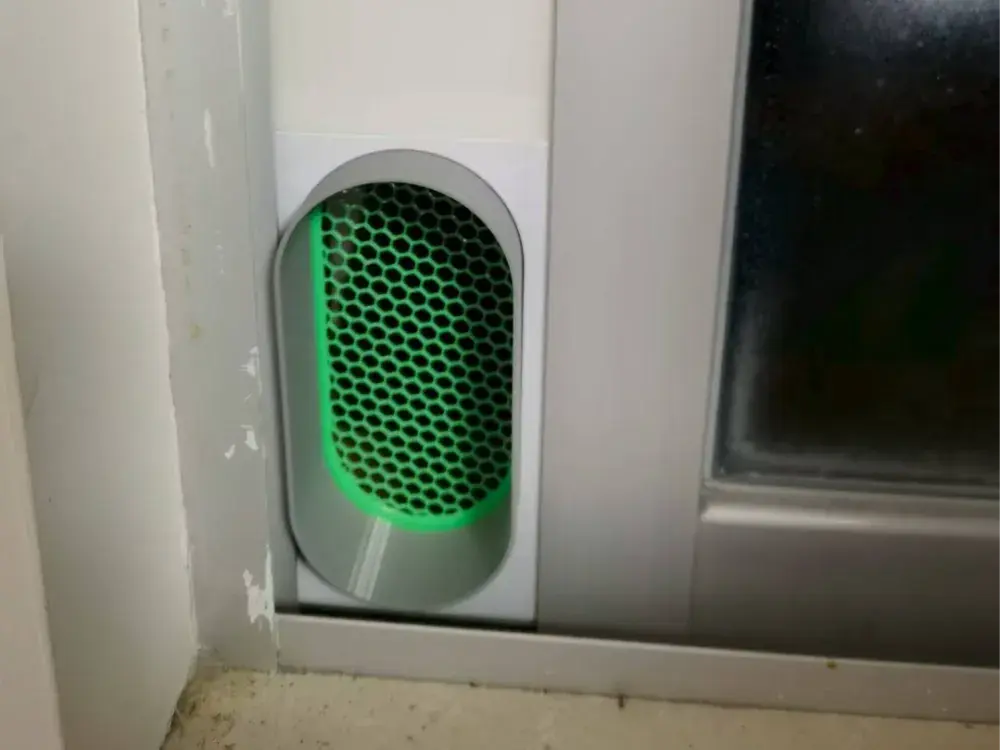 Window baffle exhaust vent - security staff | Nexprint: Free 3D Model ...