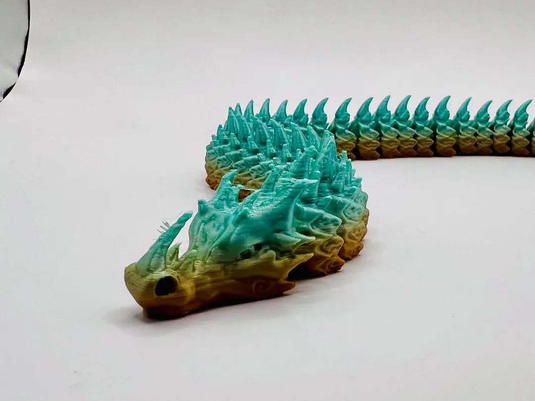 Sharphorn Articulated Flexi Dragon Toy - ACSPARK3D | Nexprint: Free 3D ...