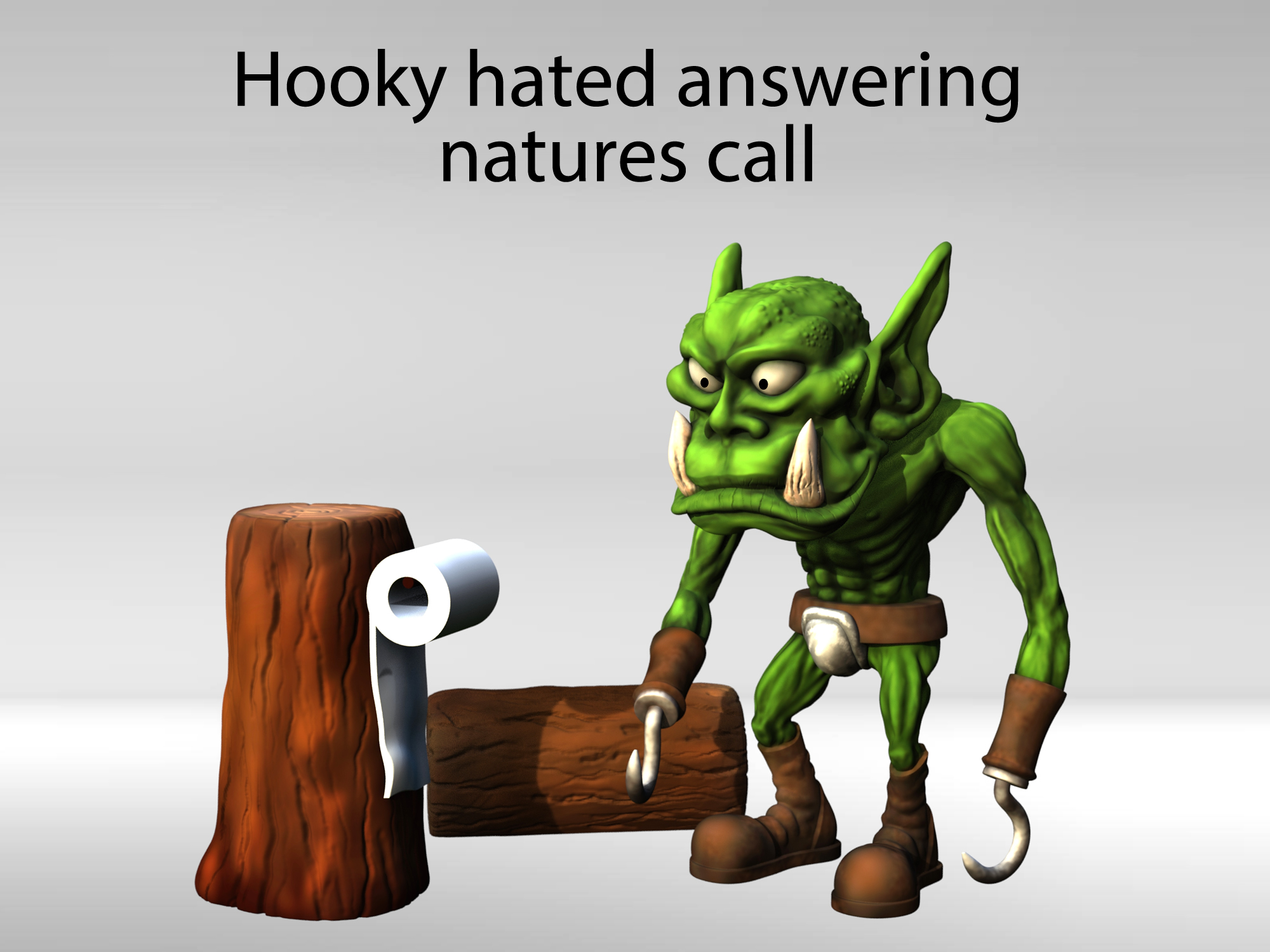 Hooky the Orc of Vogland - VogMan | Nexprint: Free 3D Model Downloads