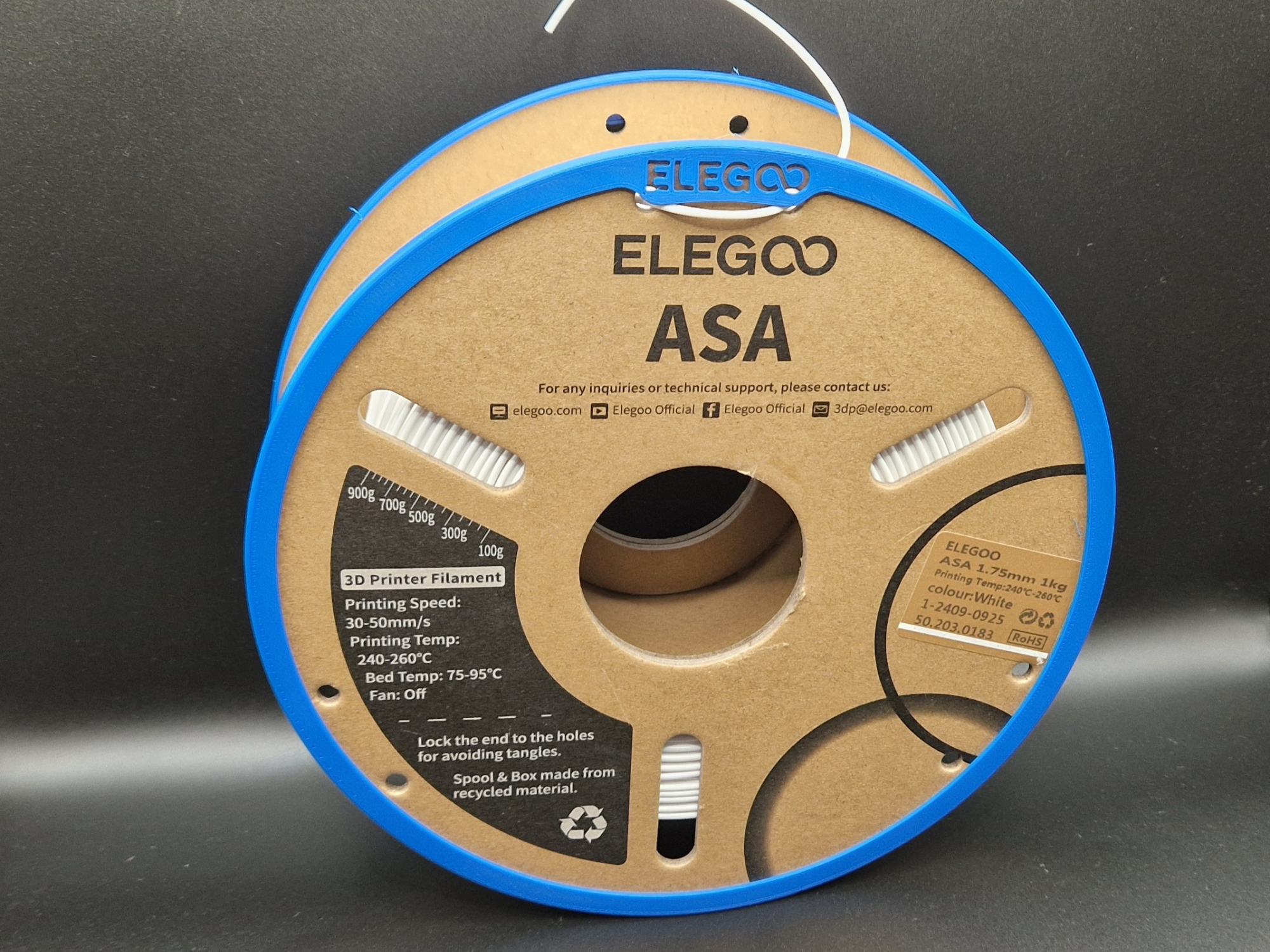 Elegoo Cardboard Spool Adapter Ring - D0kt0r | Nexprint: Free 3D Model ...
