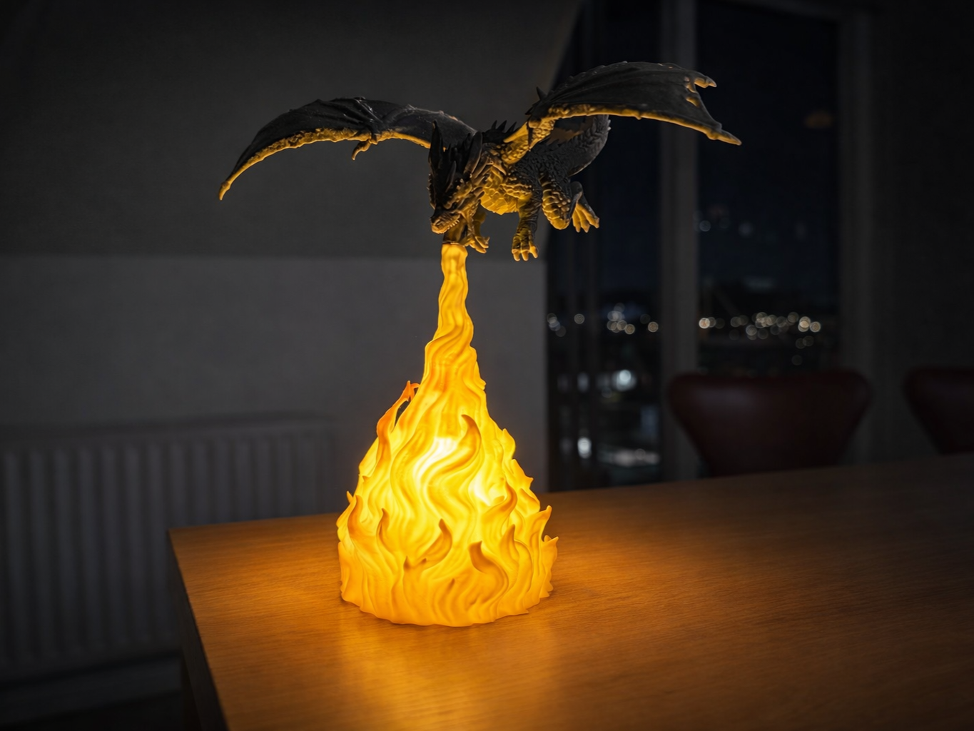 Flame Breath Dragon "Lamp" - DND miniature - everythingDND | Nexprint ...