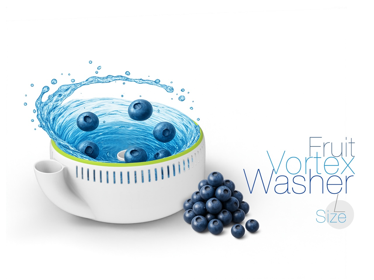 Vortex Fruit Washer (Size L) - Perinski | Nexprint: Free 3D Model Downloads