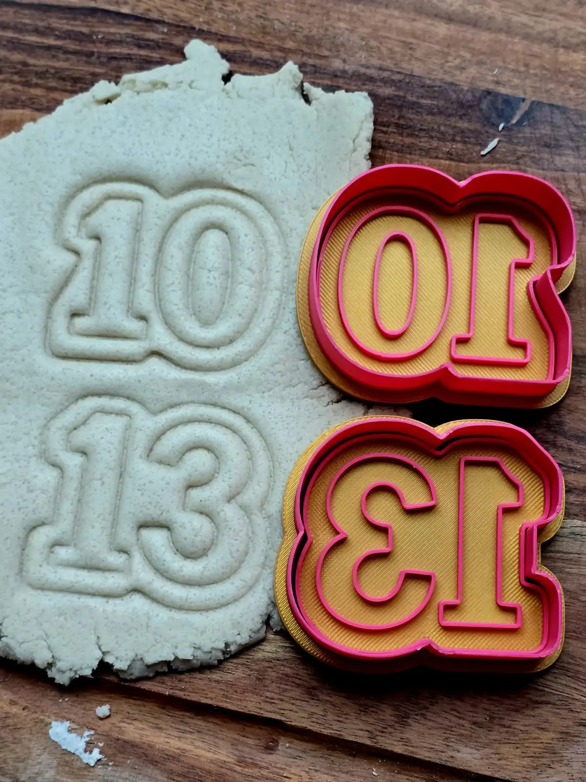 10 13 Cookie Cutter Stamp Playdoh - MERILNO3D | Nexprint: Free 3D Model ...