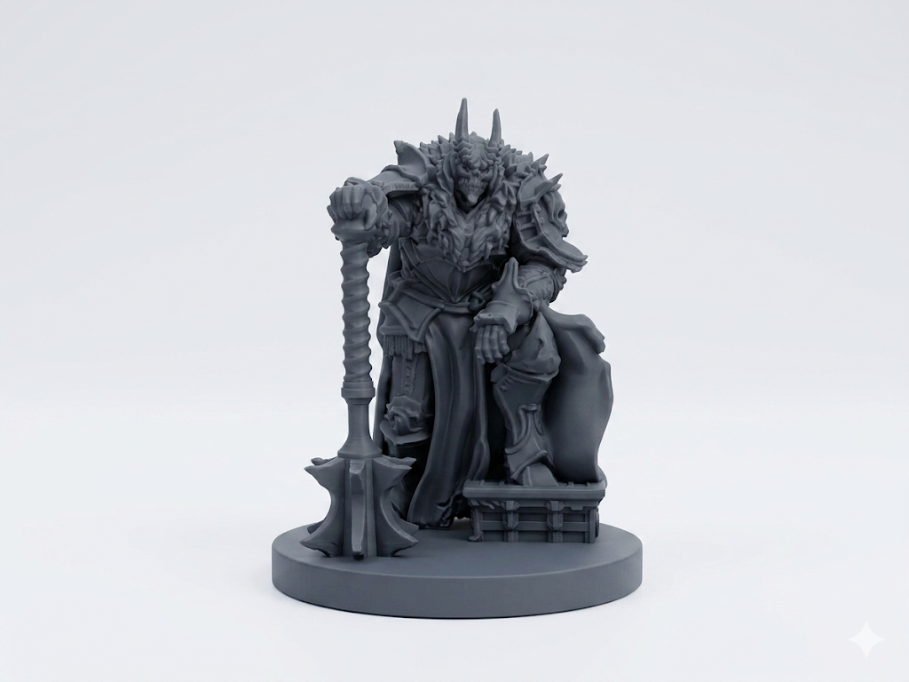 Doomguard Overlord – Dark Fantasy Knight Miniature - MasterWork ...