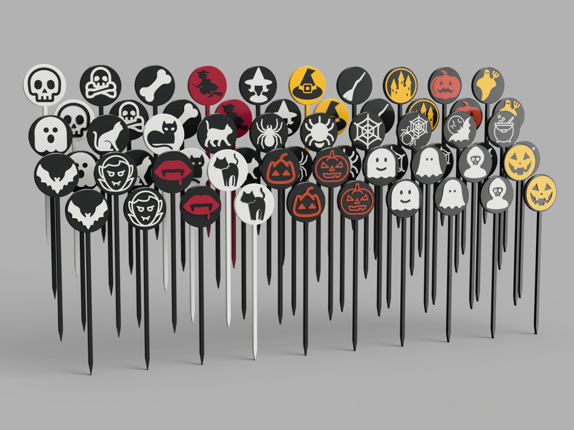 Halloween Food Picks – 30 Spooky Designs for Burgers & Treats ...