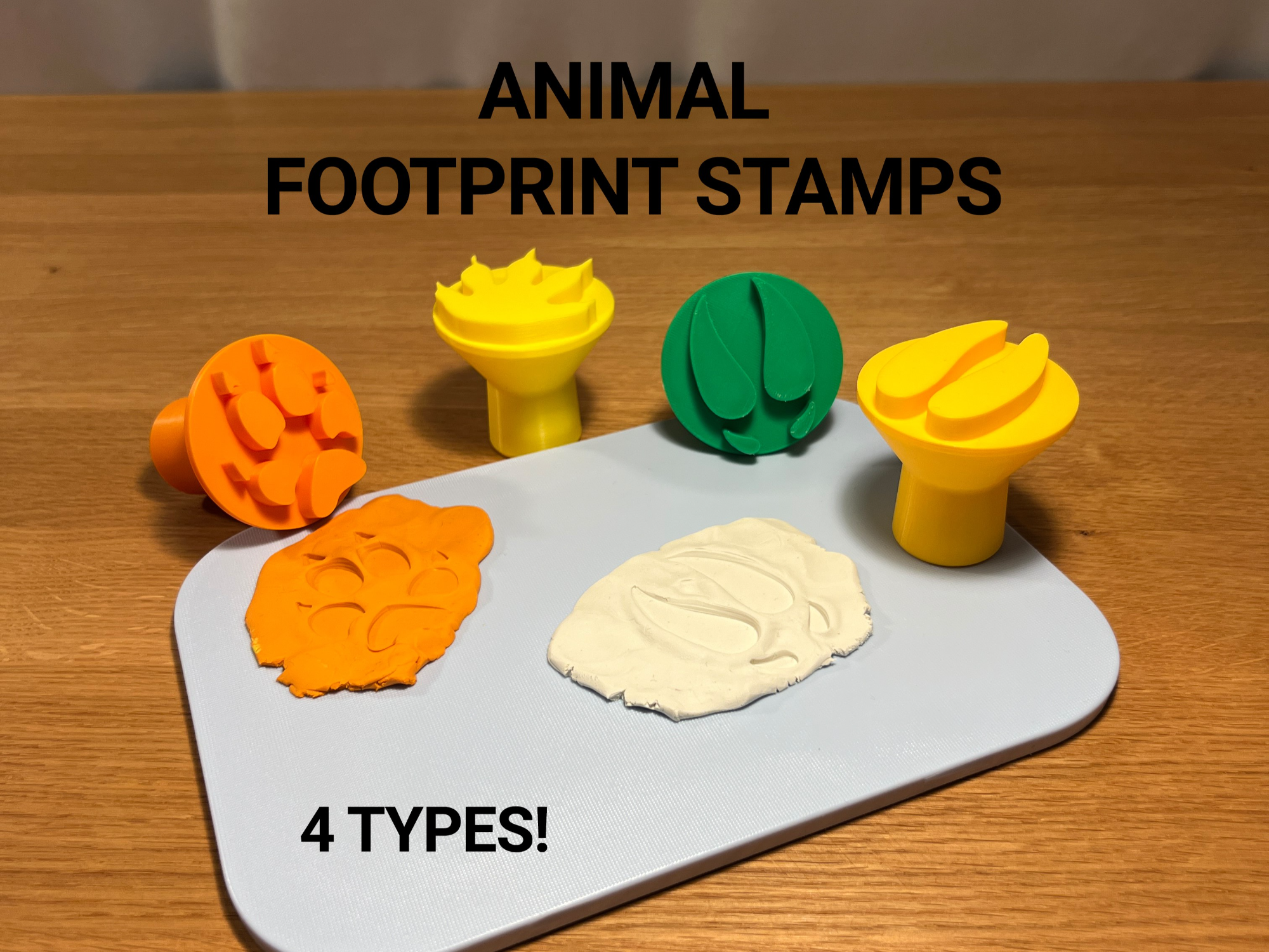 Animal Footprint Stamps - fifindr | Nexprint: Free 3D Model Downloads