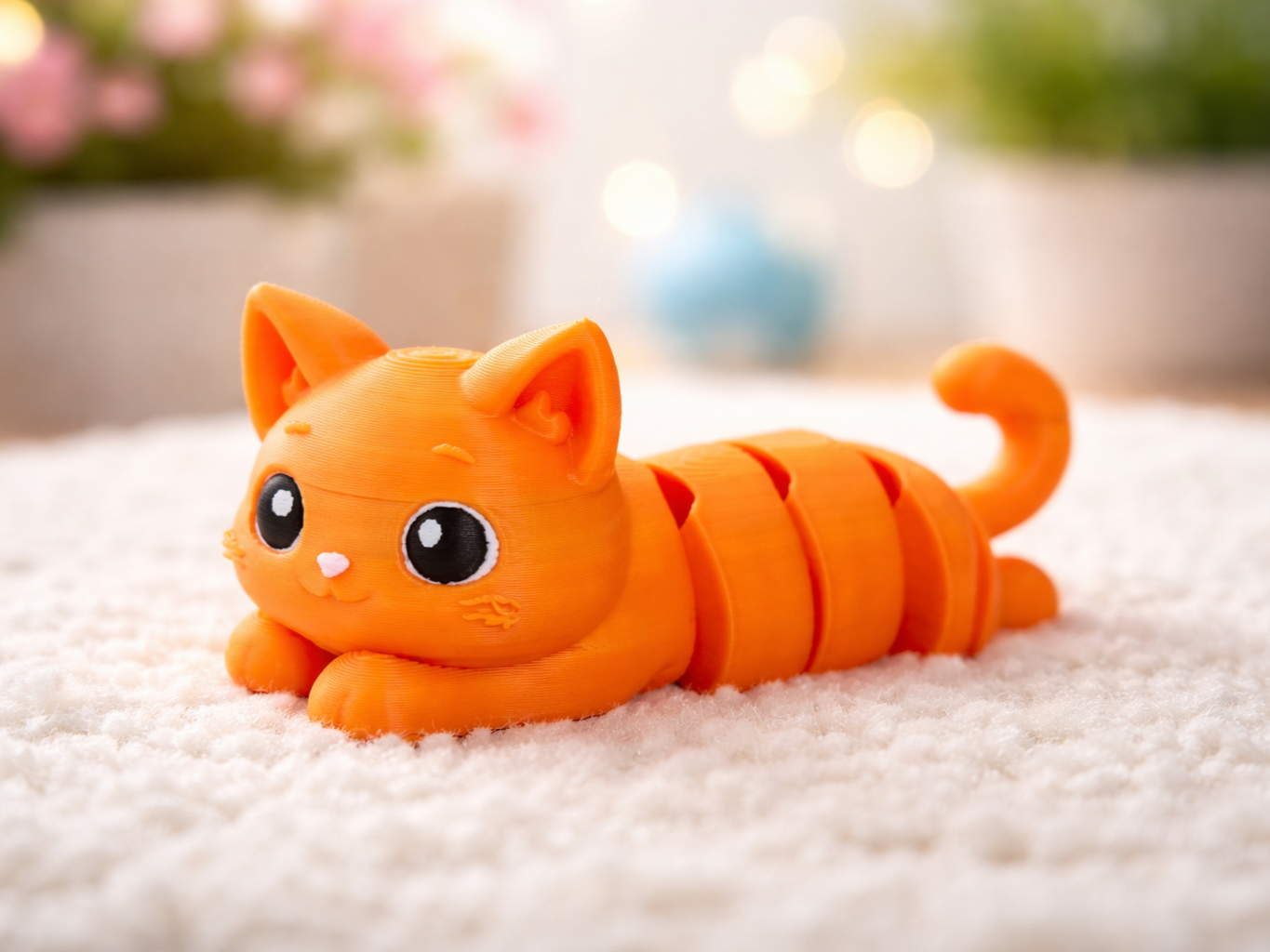 Articulated Cute Cat - 3DAnna | Nexprint: Free 3D Model Downloads
