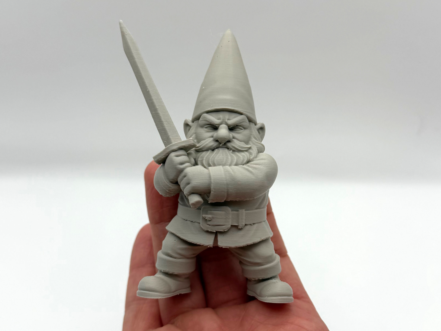 Sword Garden Gnome - Stigern | Nexprint: Free 3D Model Downloads