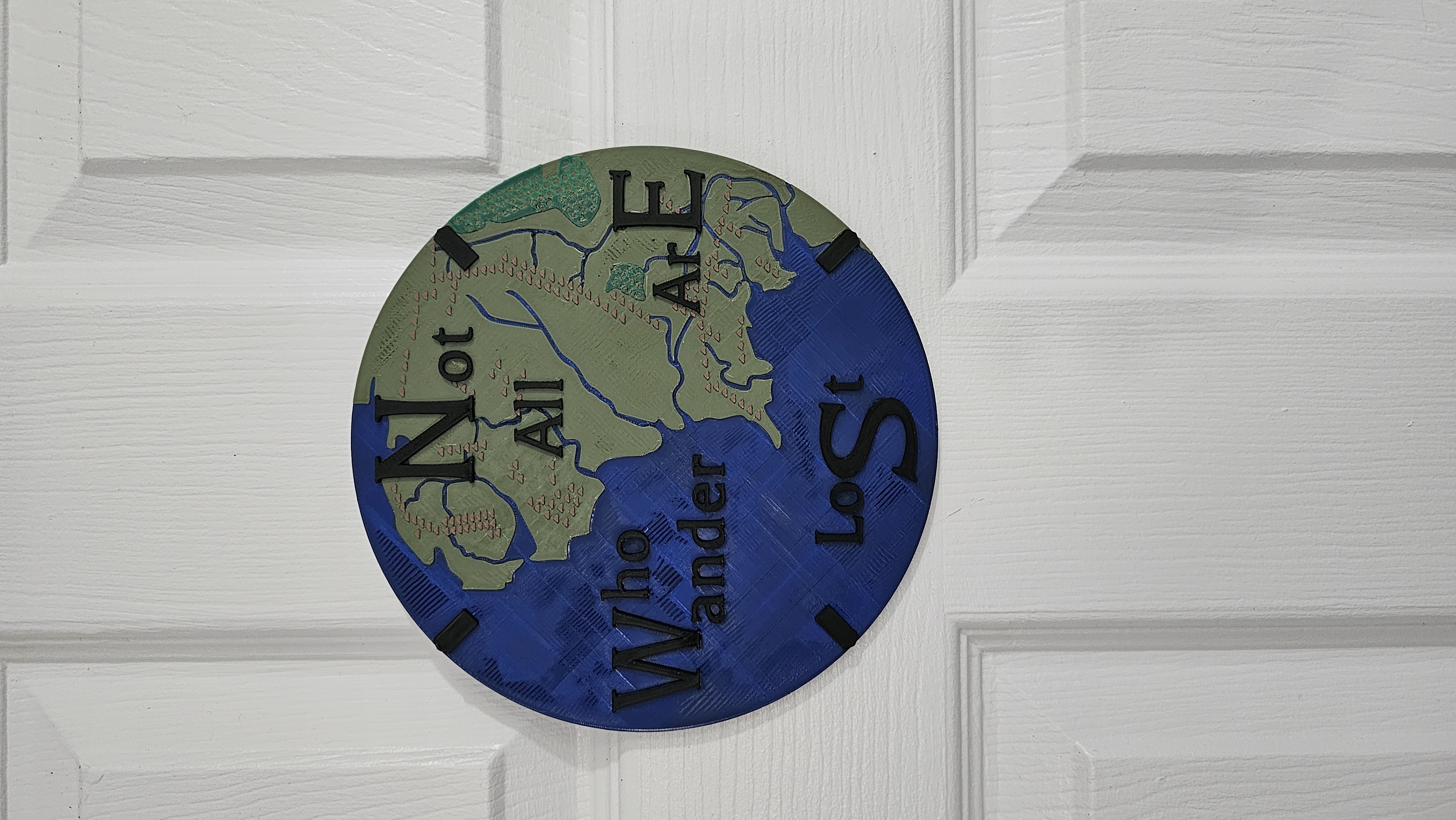 Lord of the Rings Wall Art - Compass Style - NextPrint 3D Model | 3Drop