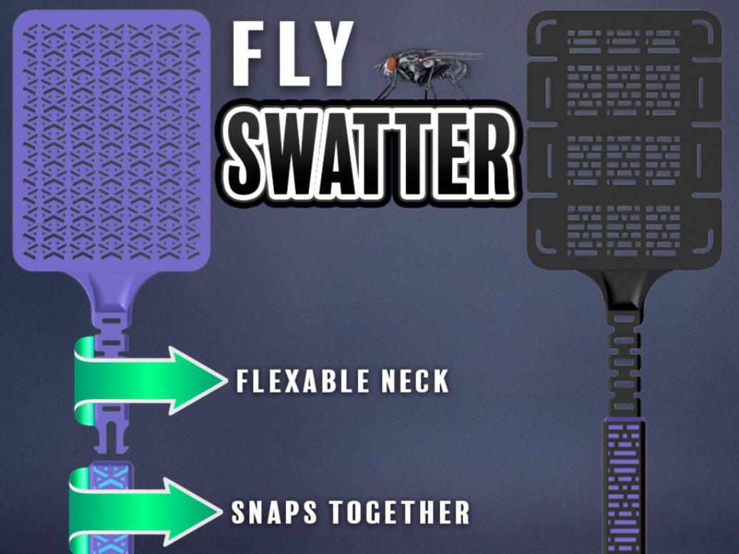 Fly Swatter - AskNinjaTom | Nexprint: Free 3D Model Downloads