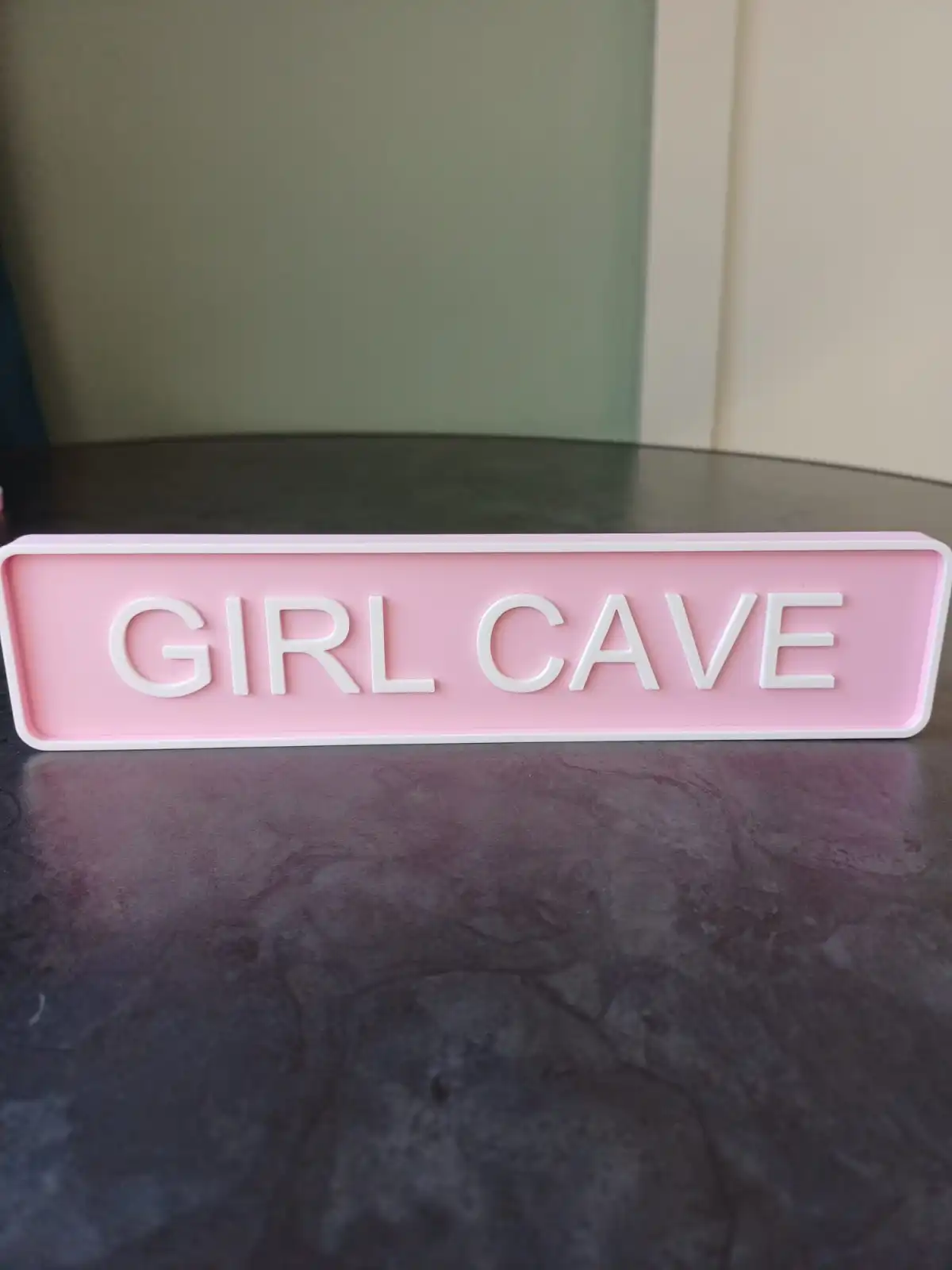 Girl Cave Sign – Cute Pink Room Decor - Koffiekoek | Nexprint: Free 3D ...