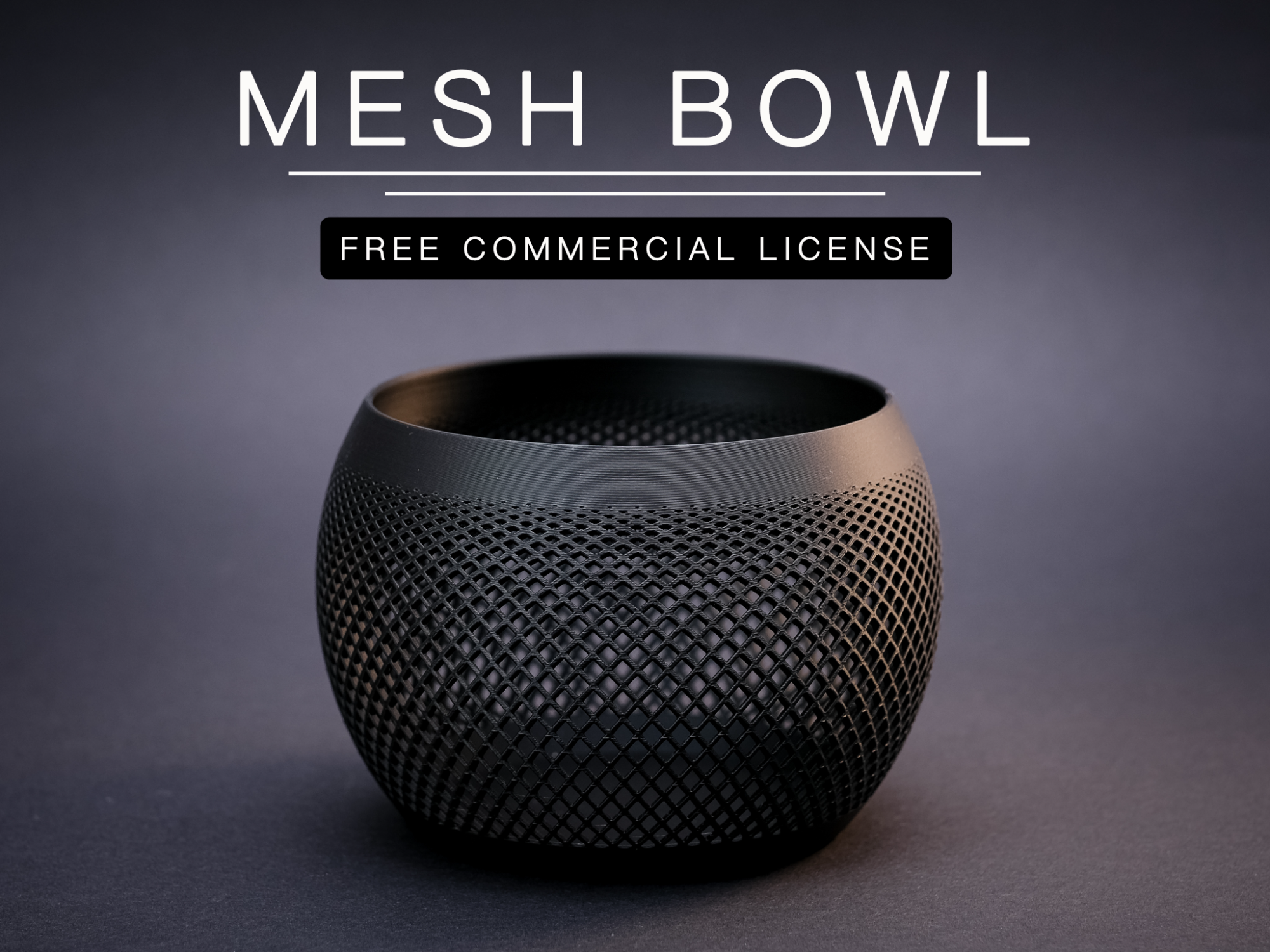 Mesh Bowl - KL Worx | Nexprint: Free 3D Model Downloads