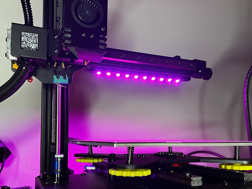 Kingroon KP3S Pro -- Adjustable led bar Neopixel - LMaker | Nexprint ...