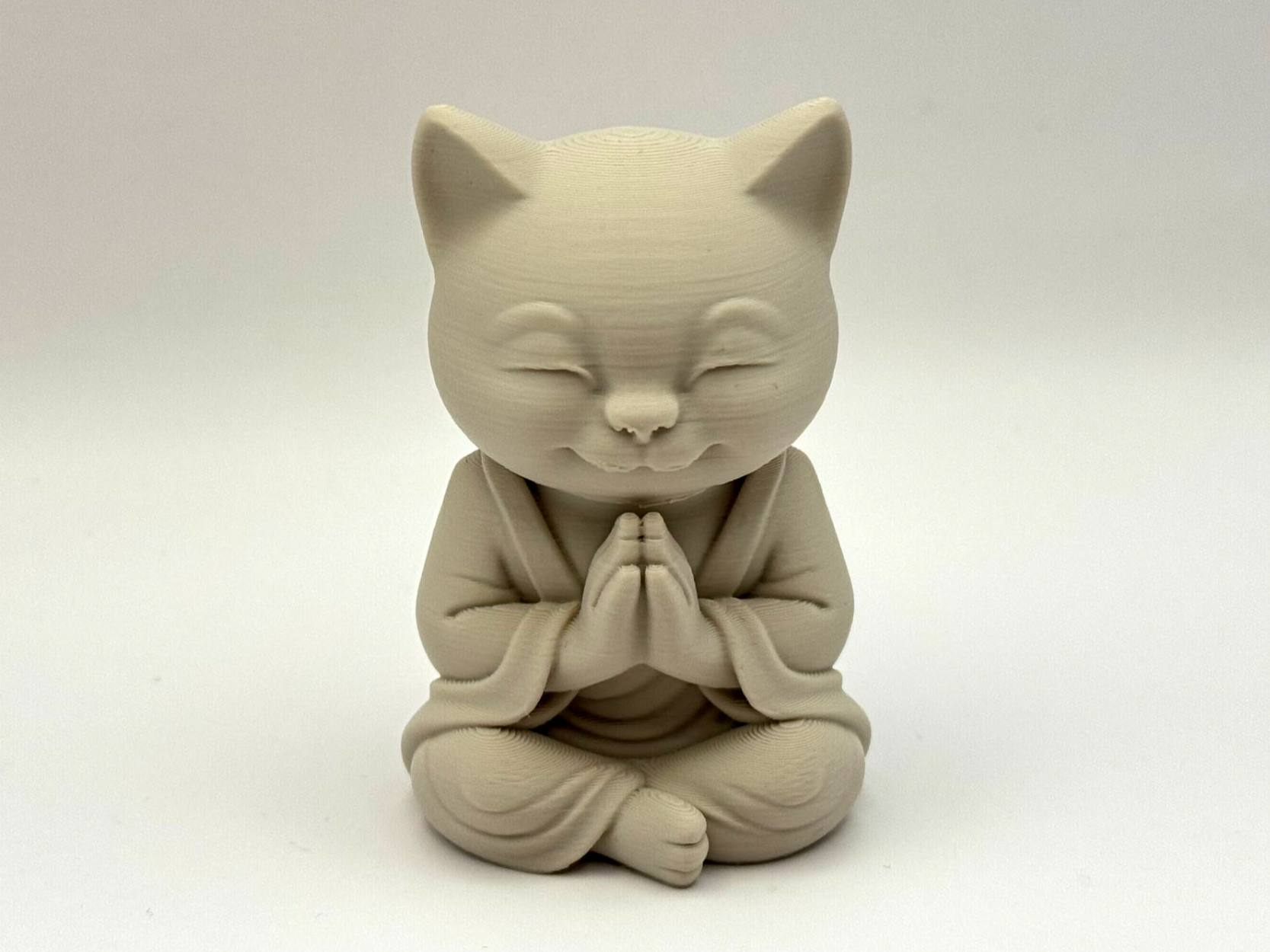 Zen Cat Meditating Monk - Stigern | Nexprint: Free 3D Model Downloads