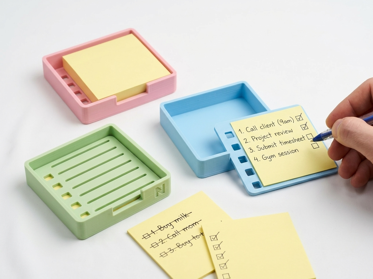 Post-it to-do list template - weicai | Nexprint: Free 3D Model Downloads