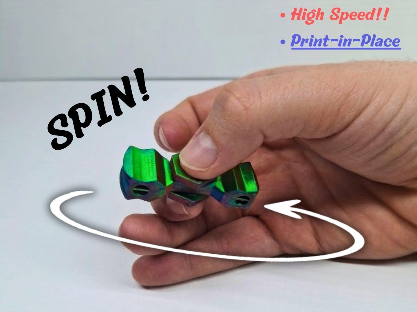 AirFlow Spinner – High Speed Fidget Toy - RedFully | Nexprint: Free 3D ...
