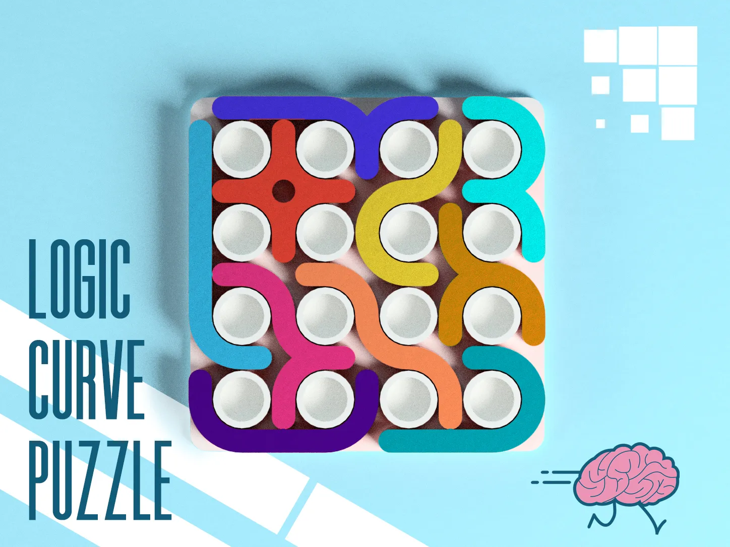 LOGIC CURVE PUZZLE - NextPrint 3D Model | 3Drop