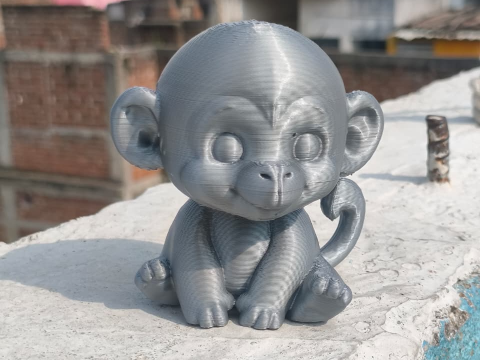Chibi Monkey Statue – Smooth & Detailed – 3D Print Model - models ...