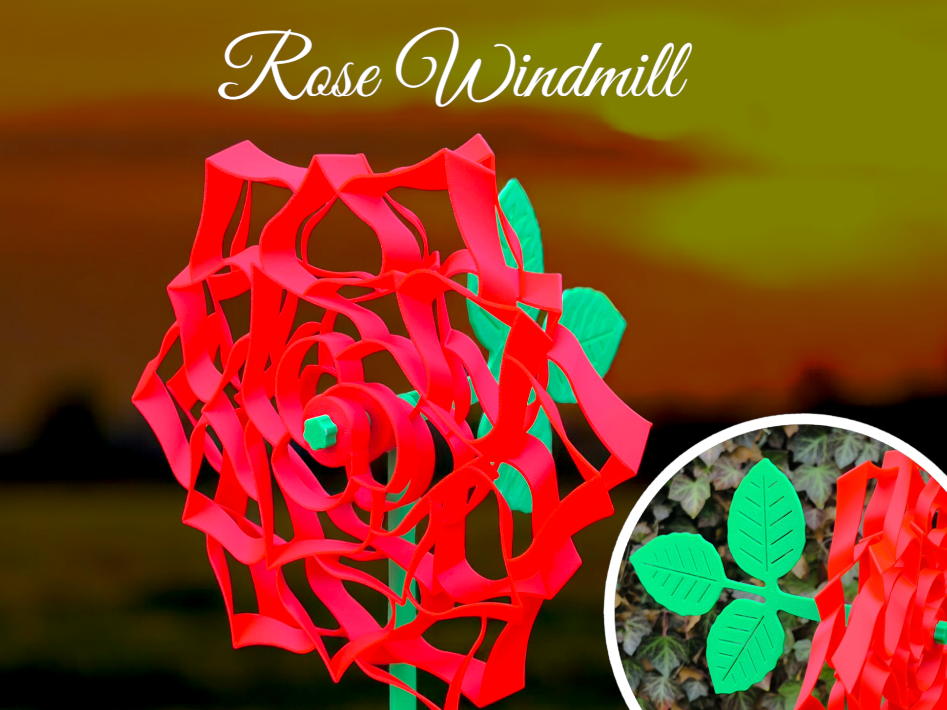 Windmill Rose - BamBam Design | Nexprint: Free 3D Model Downloads