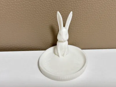 Long-Eared Rabbit Storage Tray - 多米多米 | Nexprint: Free 3D Model Downloads
