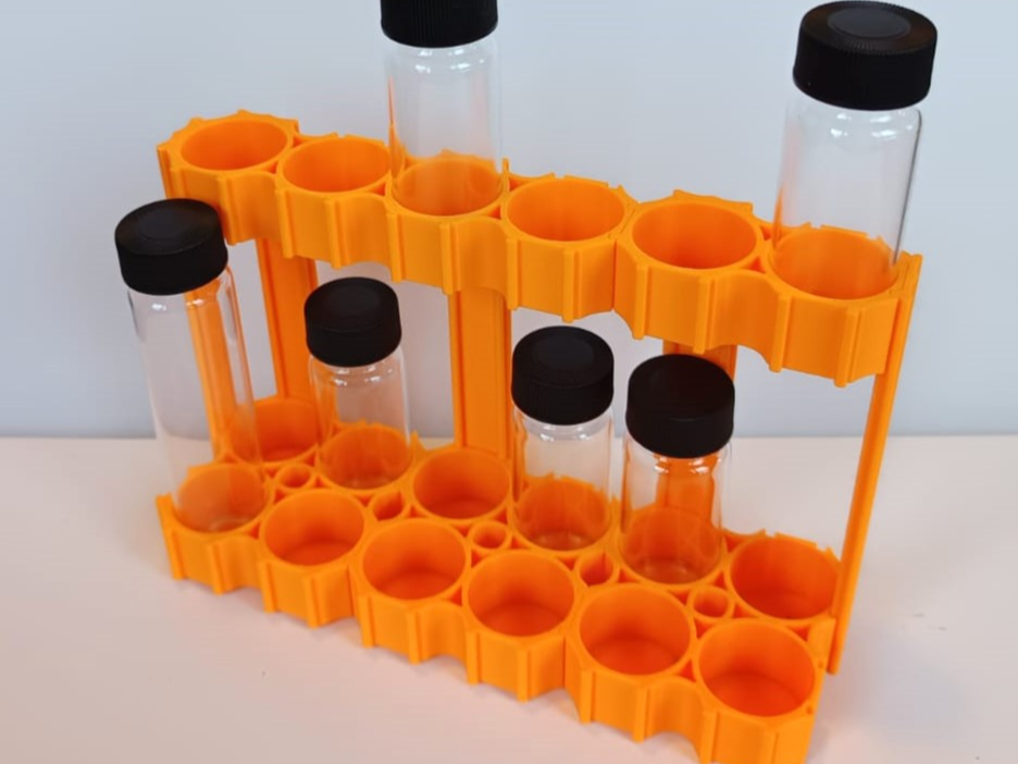Modular bases for 27.5mm sample vial - Remi RAFAEL | Nexprint: Free 3D ...