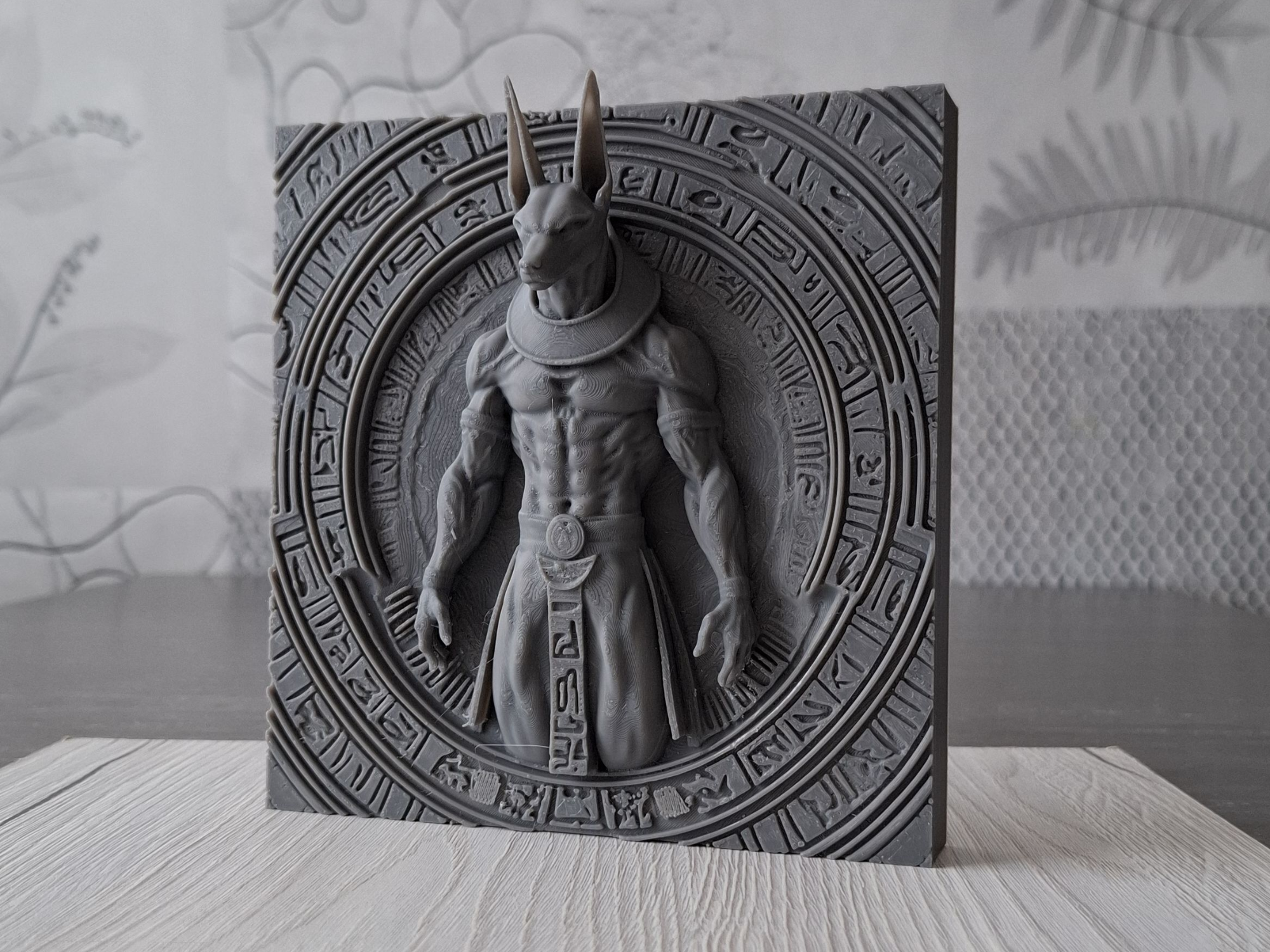 Anubis - Relief Sculpture - Martin Crow | Nexprint: Free 3D Model Downloads