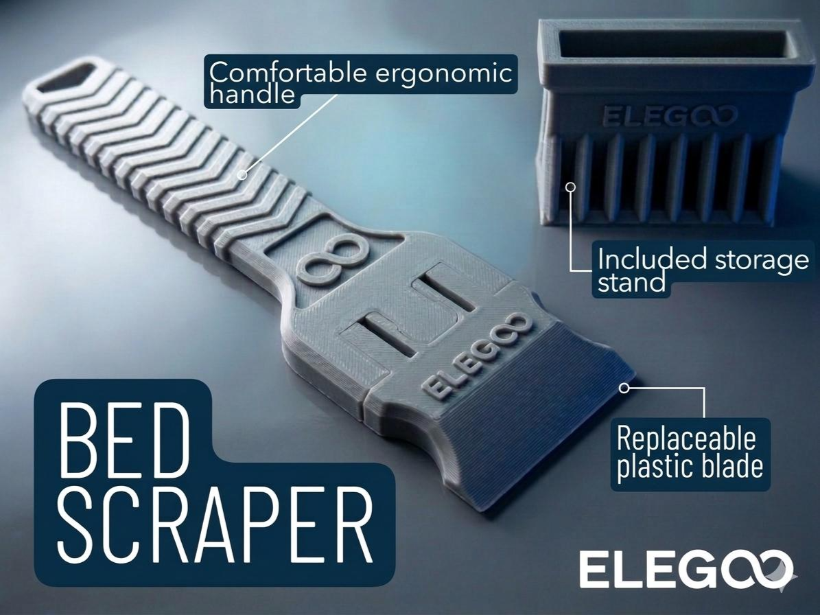 Elegoo 3D Printer Bed Scraper - Nasik | Nexprint: Free 3D Model Downloads