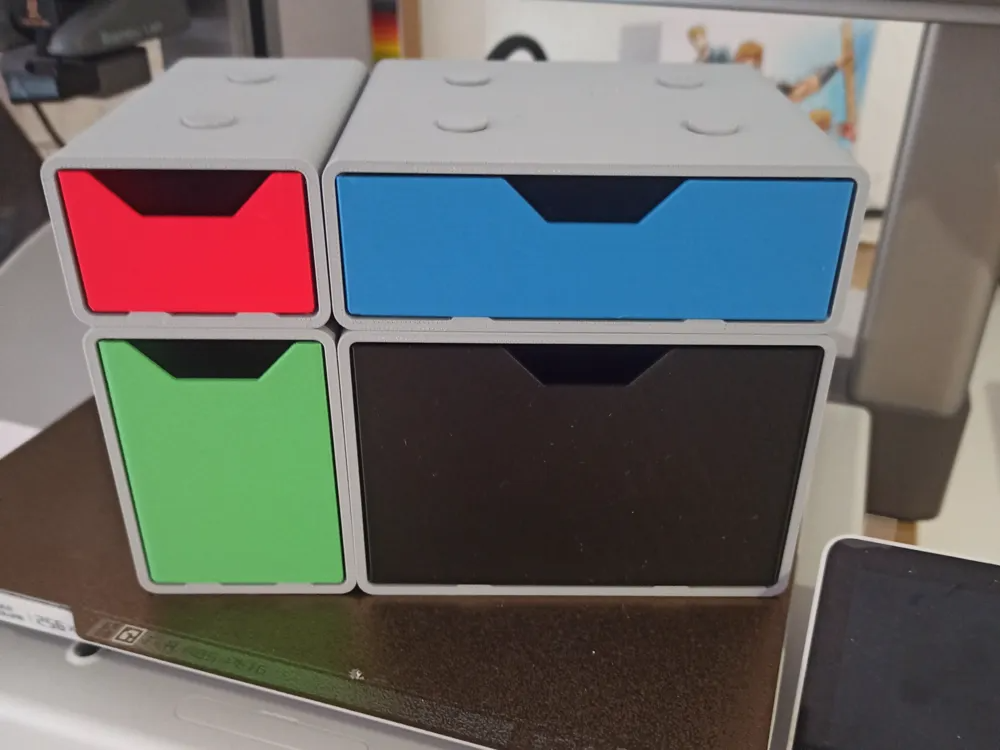 Modular storage boxes with drawers - Jerryie | Nexprint: Free 3D Model ...
